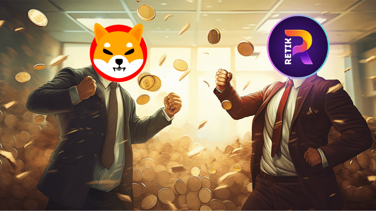 Shiba Inu (SHIB) versus Retik Finance (RETIK), welke van deze zal als eerste de top 10 munten ...
